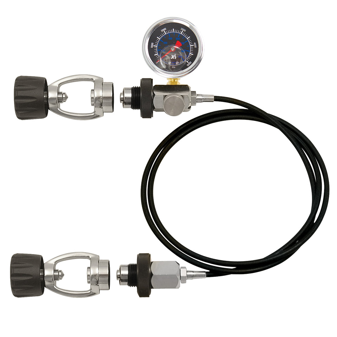 XS Scuba Deluxe Cylinder Equalizer with Braided HP Hose AC366 – Aqua ...